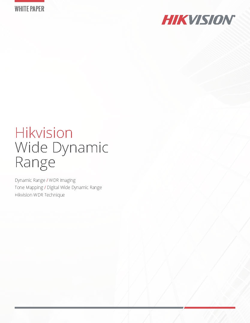 Hikvision Wide Dynamic Range Cameras
