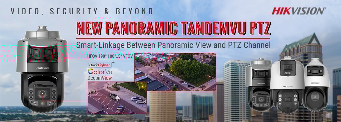 Hikvision TandemVu PTZ Cameras with ColorVu